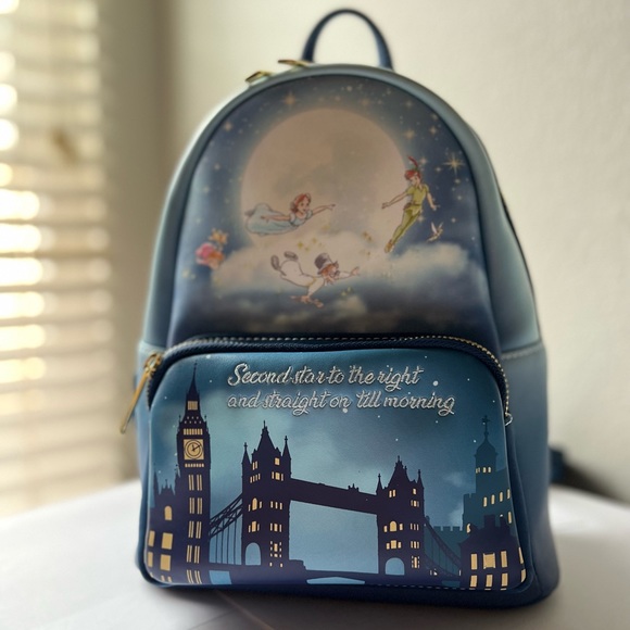 Loungefly | Bags | Loungefly Disney Peter Pan Mini Backpack | Poshmark